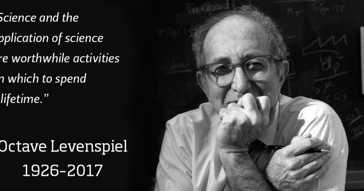 In Memoriam: Octave Levenspiel (1926-2017) | College of Engineering ...