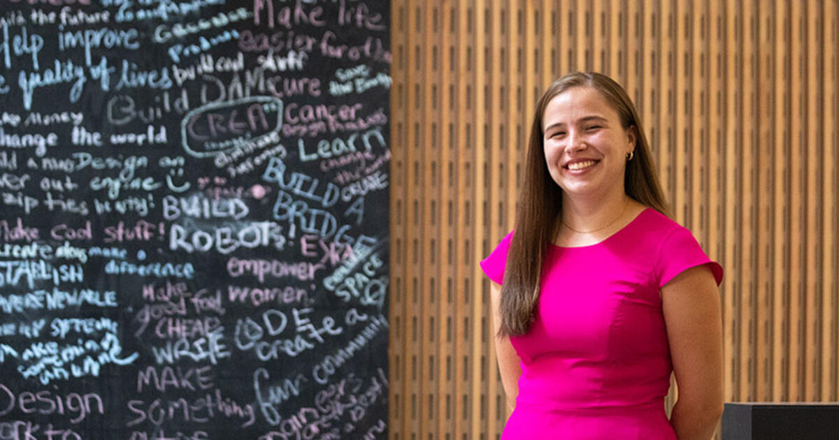 Industrial engineering student brings systems mindset to sustainability ...